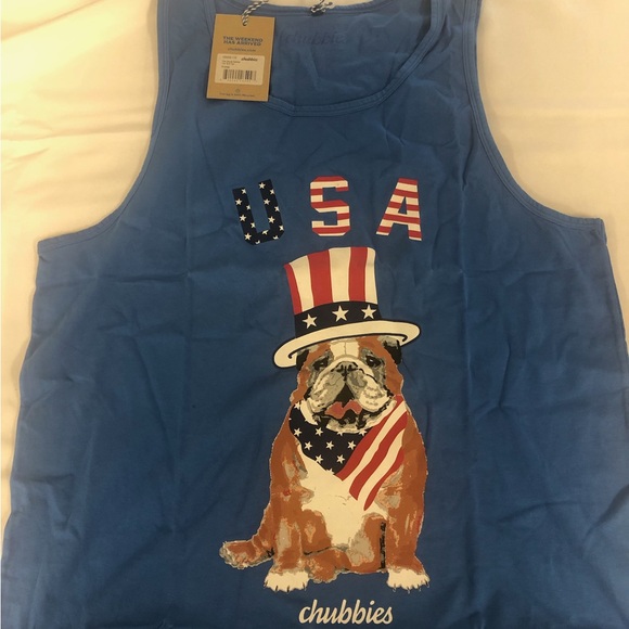 chubbies | Shirts | Chubbies The Uncle Canine Tank Top Xl | Poshmark